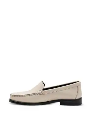 AeydĒ Arthur Leather Loafers - Neutrals