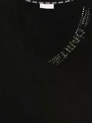 Liu Jo Embellishment V-neck T-shirt