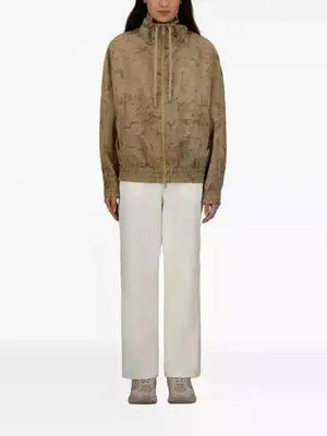 Herno Water-jacquard High-neck Jacket