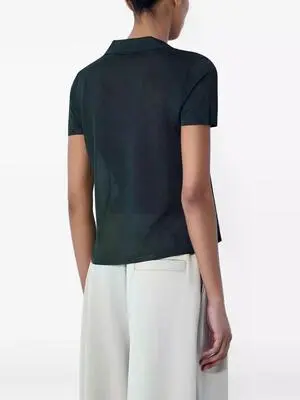 Lacoste Knit Open Placket T-shirt