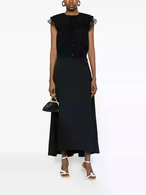 CURIEL Asymmetrical Midi Skirt