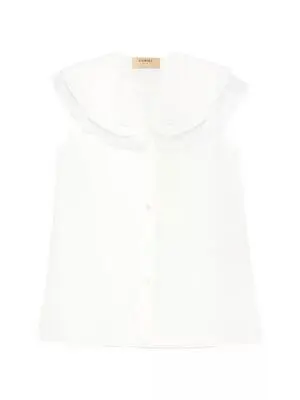CURIEL Ruffled Collar Blouse