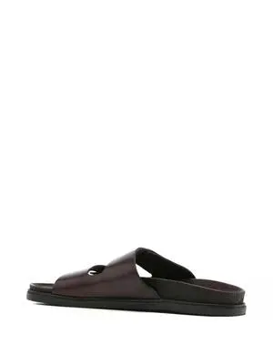 BRADOR Studded Strap Leather Sandals