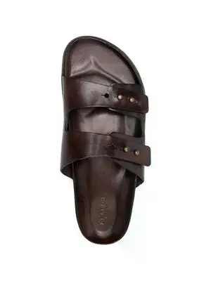 BRADOR Studded Strap Leather Sandals