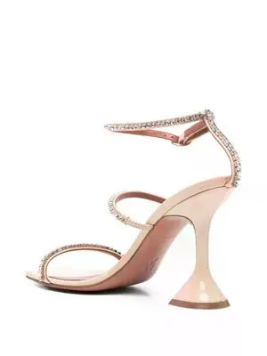 Amina Muaddi Gilda Crystal-embellished Sandals