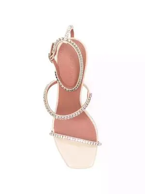Amina Muaddi Gilda Crystal-embellished Sandals