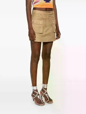 Casablanca Flap-pocket Mini Skirt