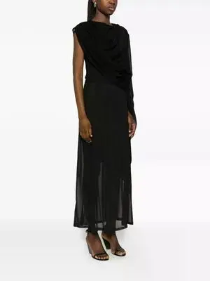 GESTUZ Draped Maxi Dress