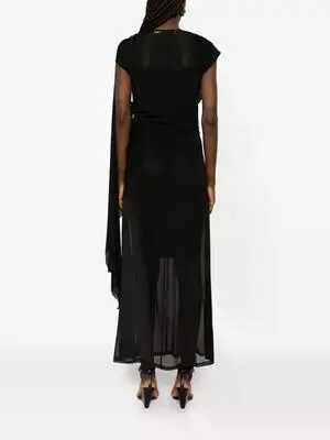 GESTUZ Draped Maxi Dress