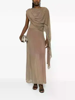 GESTUZ Draped Maxi Dress