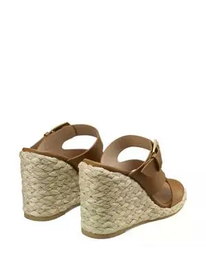 STUART WEITZMAN Sai Buckle Wedge Espadrilles