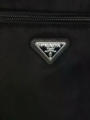 Prada Triangle-logo Trousers - Black