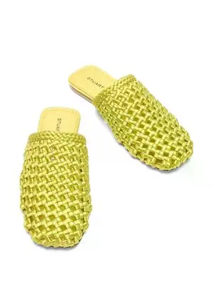 STUART WEITZMAN Marina Interwoven Mules
