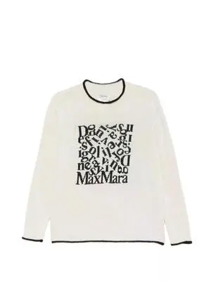 Max Mara Attore Printed Sweater - Neutrals