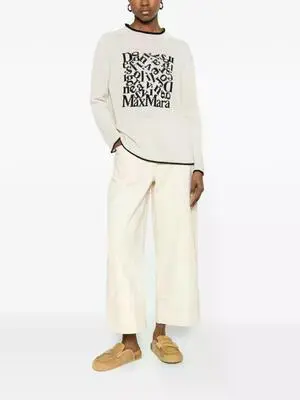 Max Mara Attore Printed Sweater - Neutrals