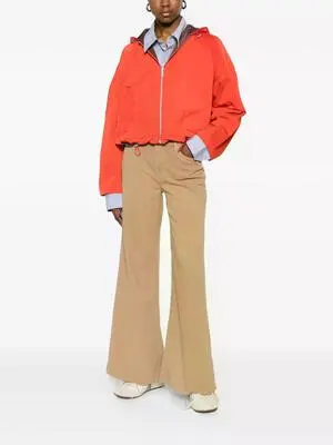 MOTHER Frayed-trim Jeans