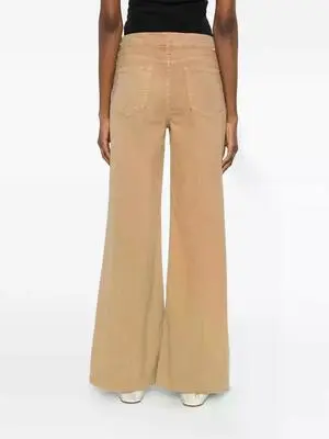 MOTHER Frayed-trim Jeans