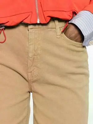 MOTHER Frayed-trim Jeans