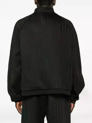 MADFRENZY Striped Zip Jacket