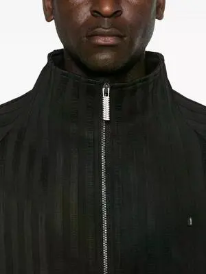 MADFRENZY Striped Zip Jacket