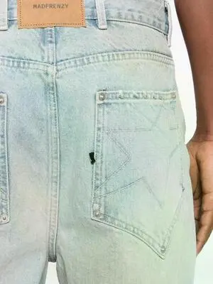 MADFRENZY Distressed Bootcut Jeans
