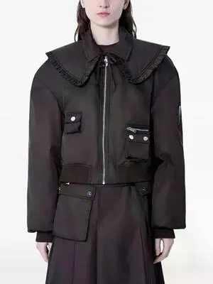 GANNI Ruffled Jacket With Pockets