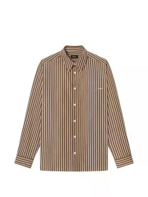 A.p.c. Striped Pocket Shirt