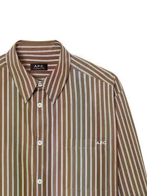 A.p.c. Striped Pocket Shirt