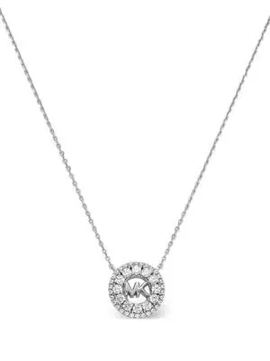 Michael Kors Logo-pendant Round Necklace