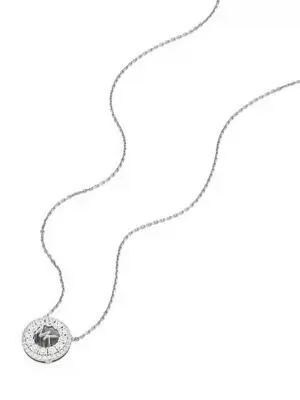 Michael Kors Logo-pendant Round Necklace
