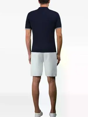 MOORER Adolfo-cre Button-fastening Polo Shirt