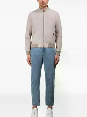 MOORER Suede Zip Jacket