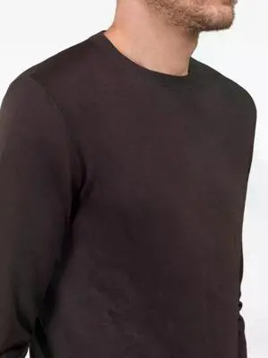 MOORER Orvieto Long-sleeve Sweater - Brown