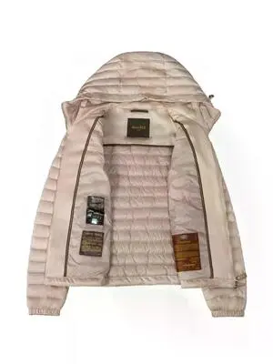 MOORER Quilted Hooded Cotton Jacket - Neutrals