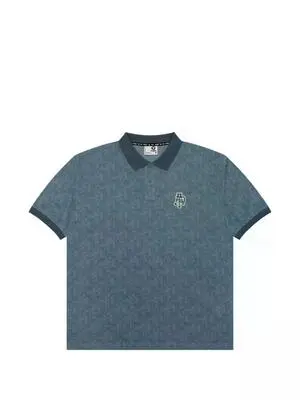 AAPE BY *A BATHING APE Logo-appliqué Polo Shirt - Blue