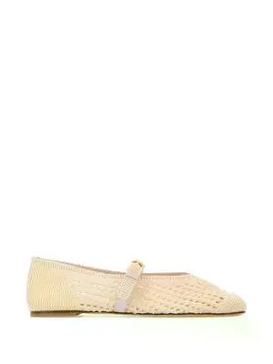 STUART WEITZMAN Leora Crochet Ballet Flats