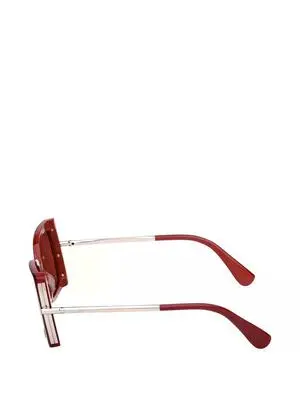 Max Mara Square-frame Sunglasses - Red