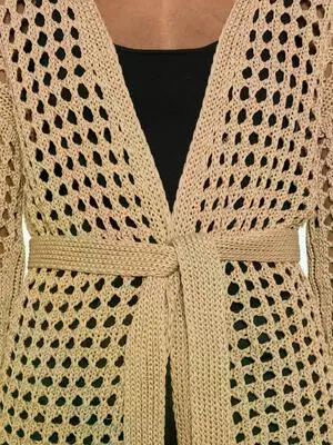 Max Mara Long-sleeve Open Knit Cardigan