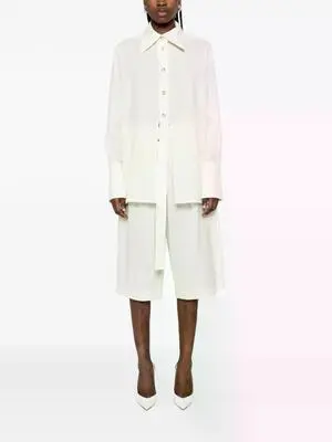 BATAKOVIC Long-sleeve Textured Shirt With Detachable Tie