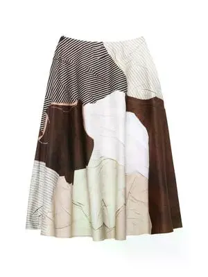 Moschino Graphic-print Midi Skirt