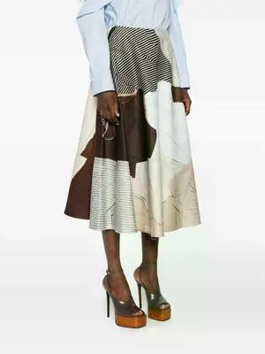Moschino Graphic-print Midi Skirt