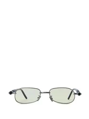 KUBORAUM P78 Geometric-frame Sunglasses - Grey