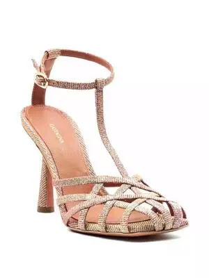 CASTAGNA Lidia T-strap Cage Sandals