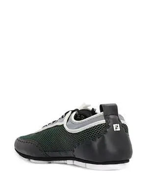 Fendi Lace-up Sneakers - Green