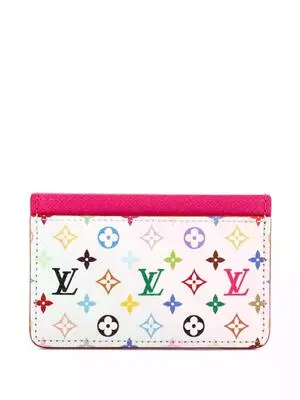 LOUIS VUITTON X Takashi Murakami Monogram Multicolor With Leather Card Holder - Multicolour