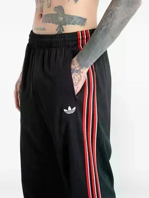 Adidas Firebird Pinstripe Track Pants - Black