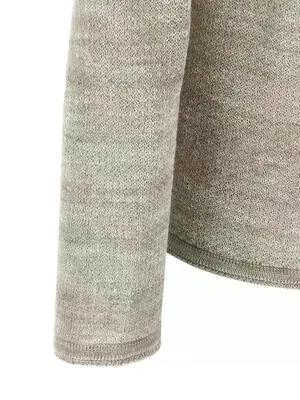 ROBERTO COLLINA Mouliné Knit Sweater - Grey