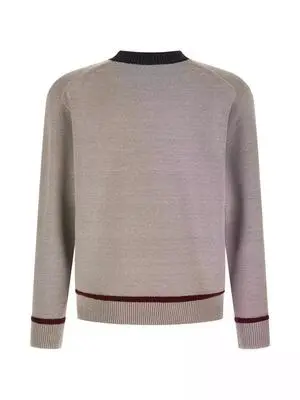Junya Watanabe Jacquard Crew Neck Sweater - Neutrals