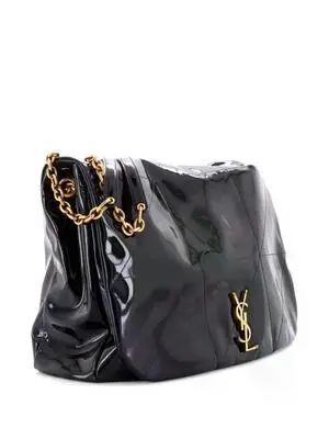 Saint Laurent Jamie 4.3 Quilted Patent Large Shoulder Bag - Black