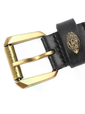 Kurt Geiger Studded Leather Belt - Black